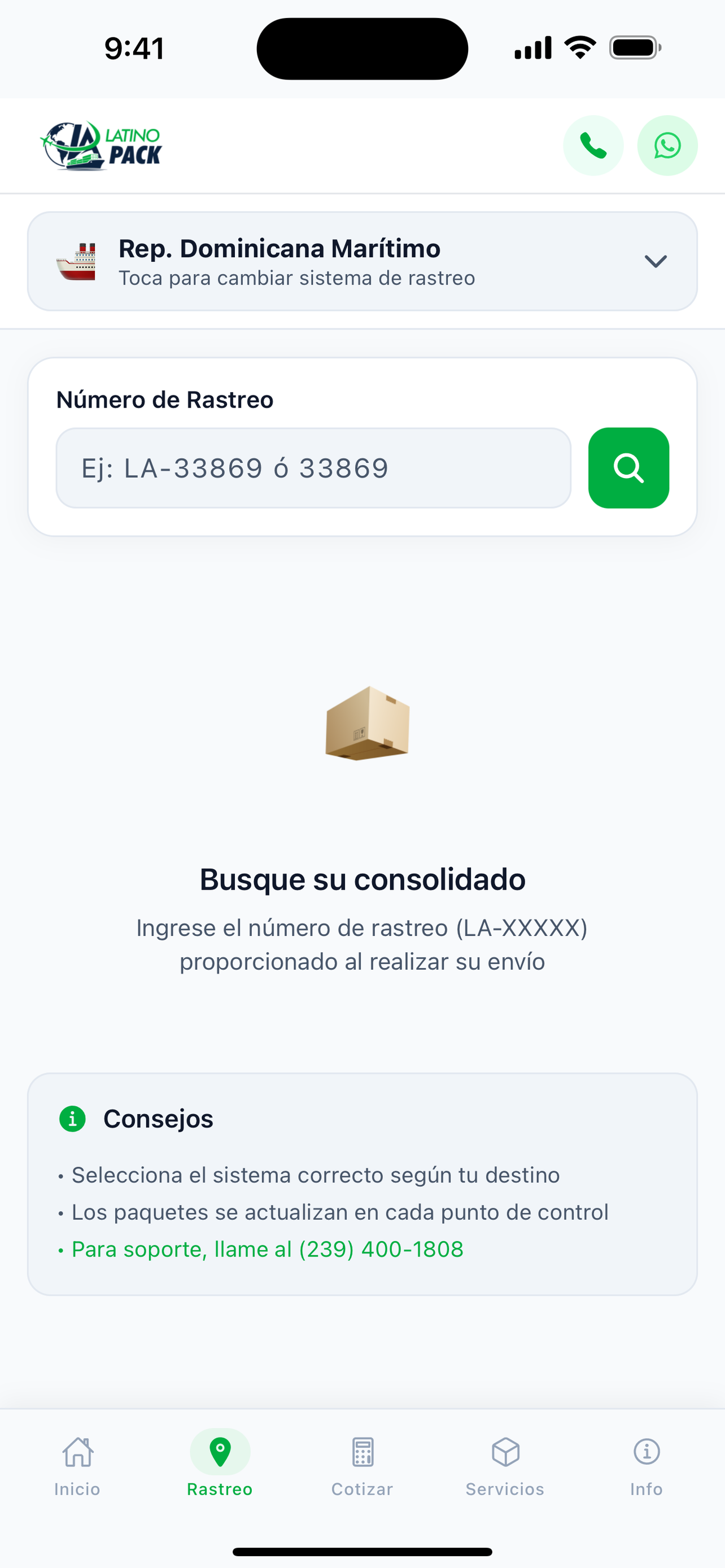 LatinoPack — Ship to Latin America